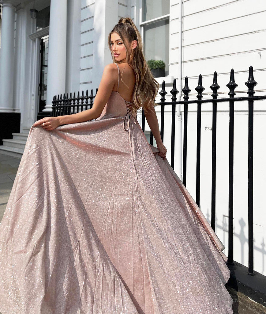 JP133 Gown by Jadore - Peach