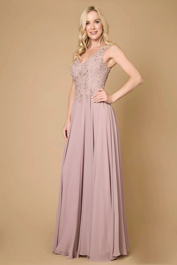 Chloe Gown - Dusty Pink