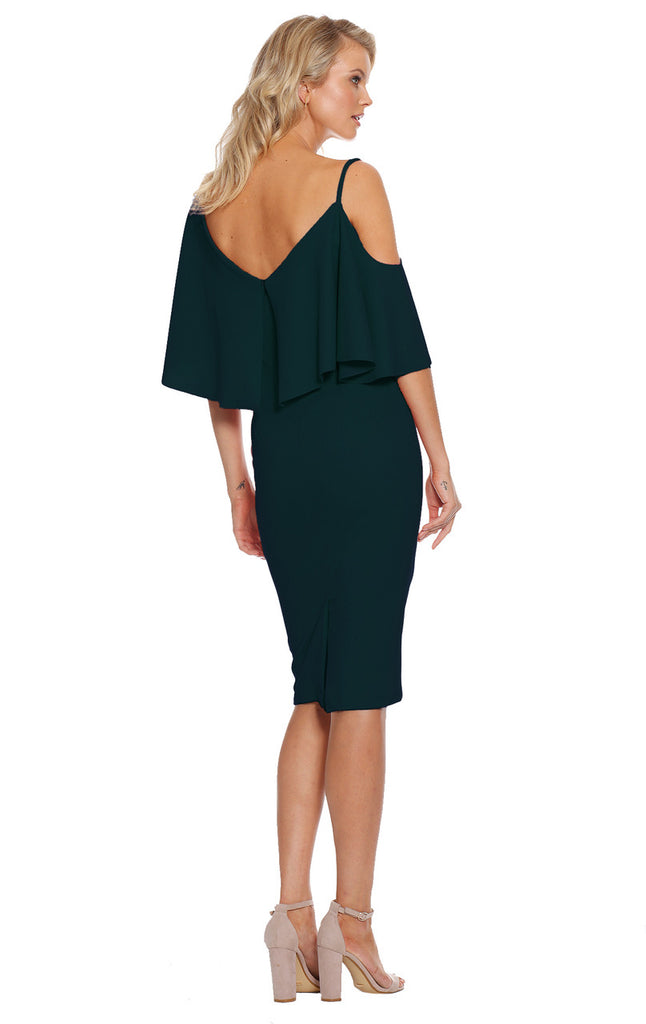 Pasduchas Felicity Midi Dress in Pine